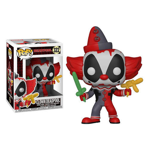 Funko Pop - Deadpool - Clown Deadpool 322 - DUALGAMES