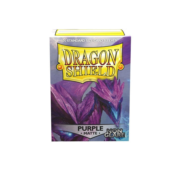 Fundas - Dragon Shield - Purple Matte Non Glare 100 - DUALGAMES